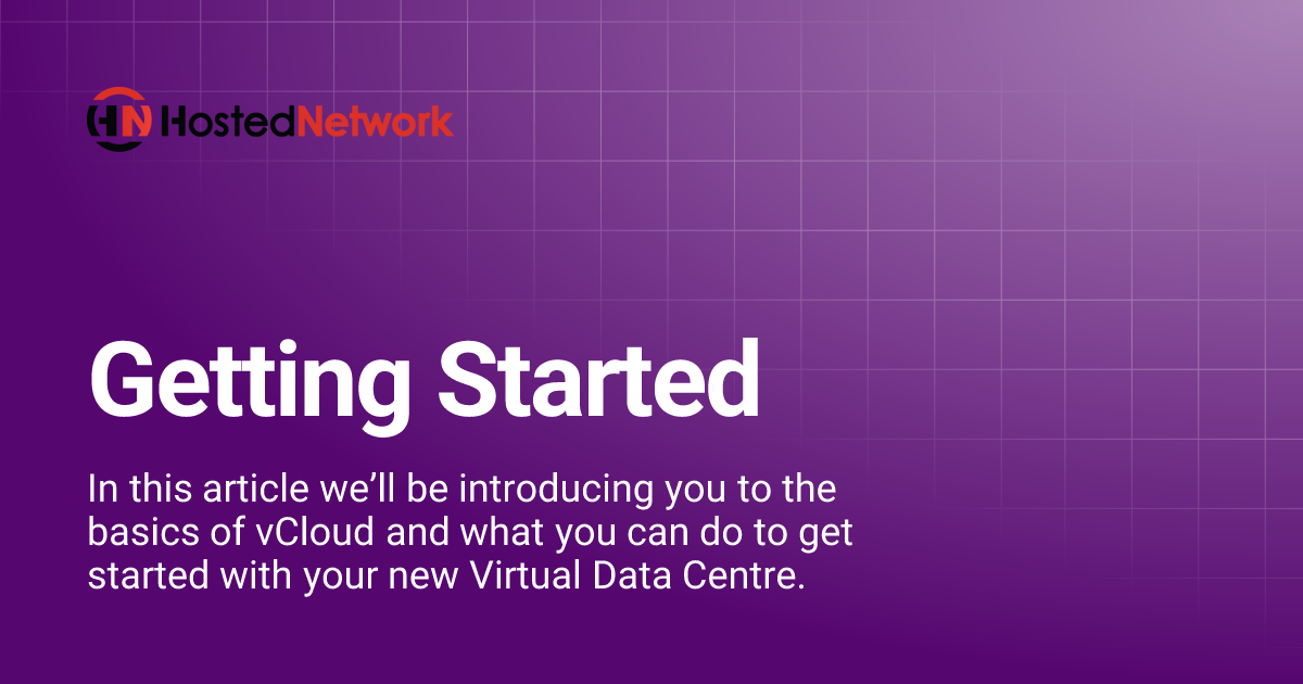 Getting Started | Hosted Network
