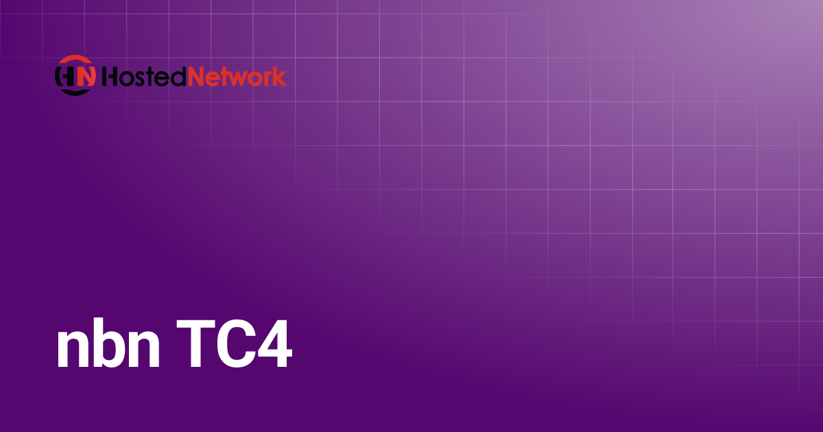 nbn TC4 | Hosted Network