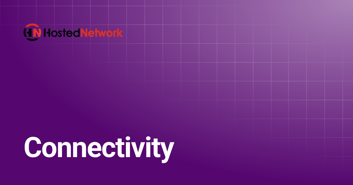 Connectivity | Hosted Network